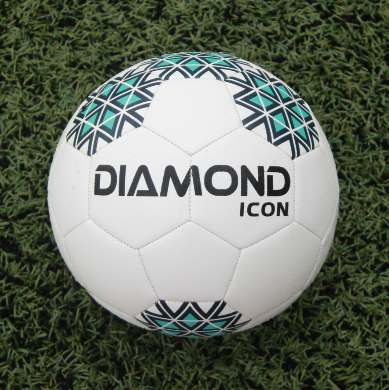 Diamond Icon Football White